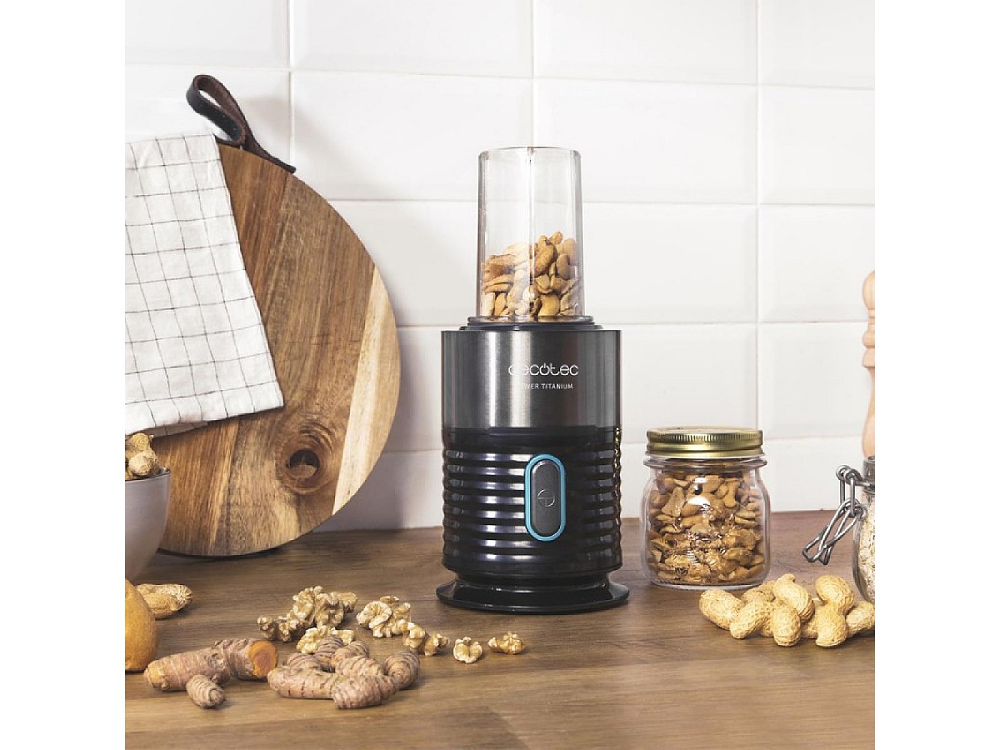 Batidora de Vaso Individual Power Titanium 650 EasyGo Inox. 650W ...