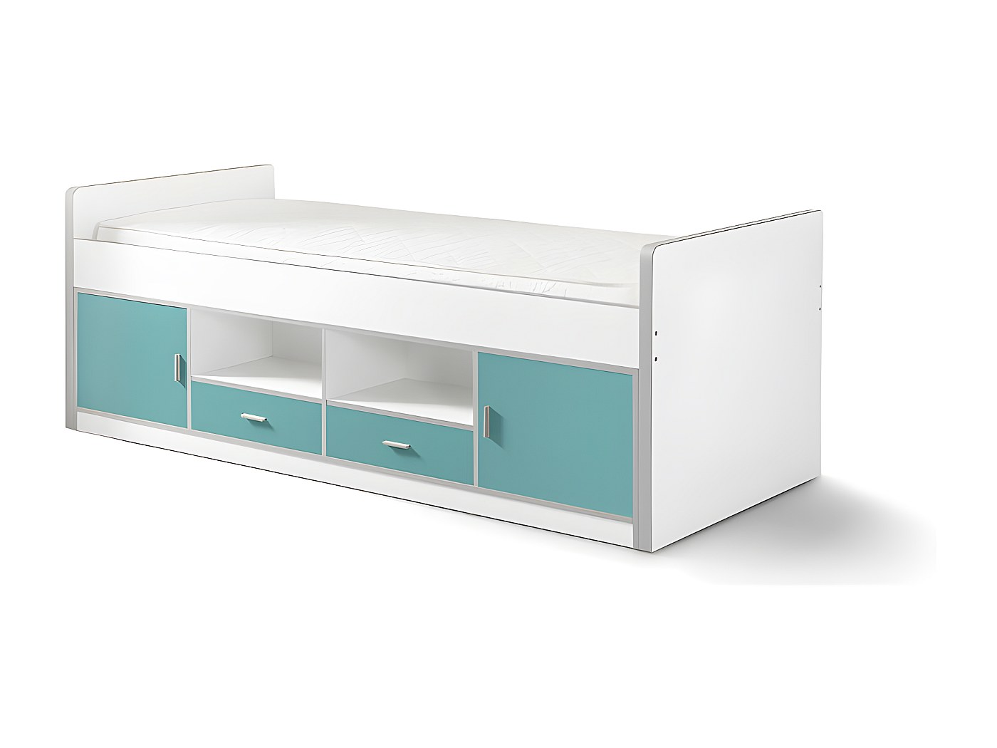 Letto Singolo BONNY KSB005 98x207x79 Blu