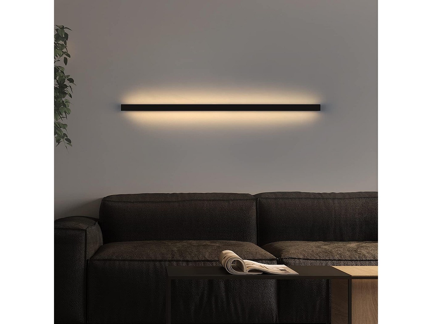 NETTLIFE Wandapparatuur voor binnen met led - Modern 60 CM, 21W, gang ...