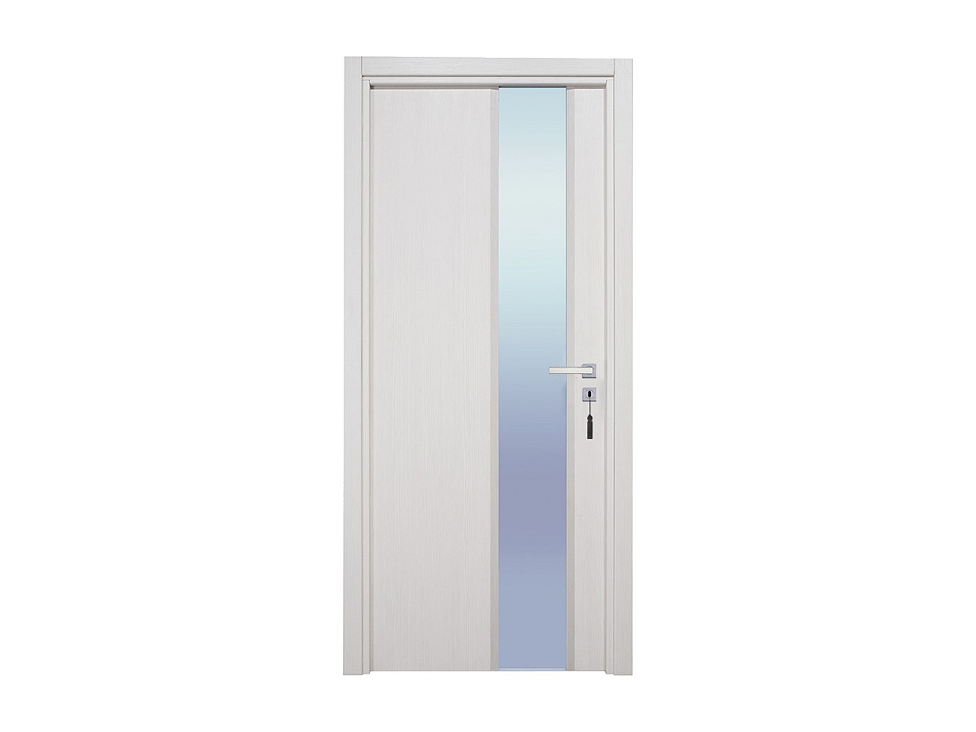 Bloc-porte pose fin de chantier collection Premium Enzo, H.204 x l.93 ...