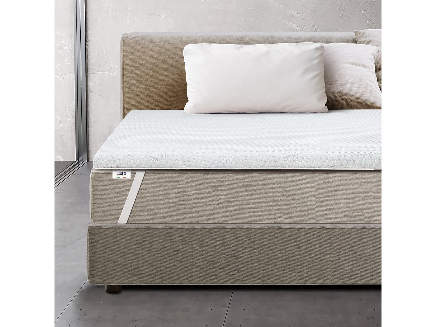 Surmatelas Simple pour matelas à mémoire de forme | Surmatelas de 6 cm ...