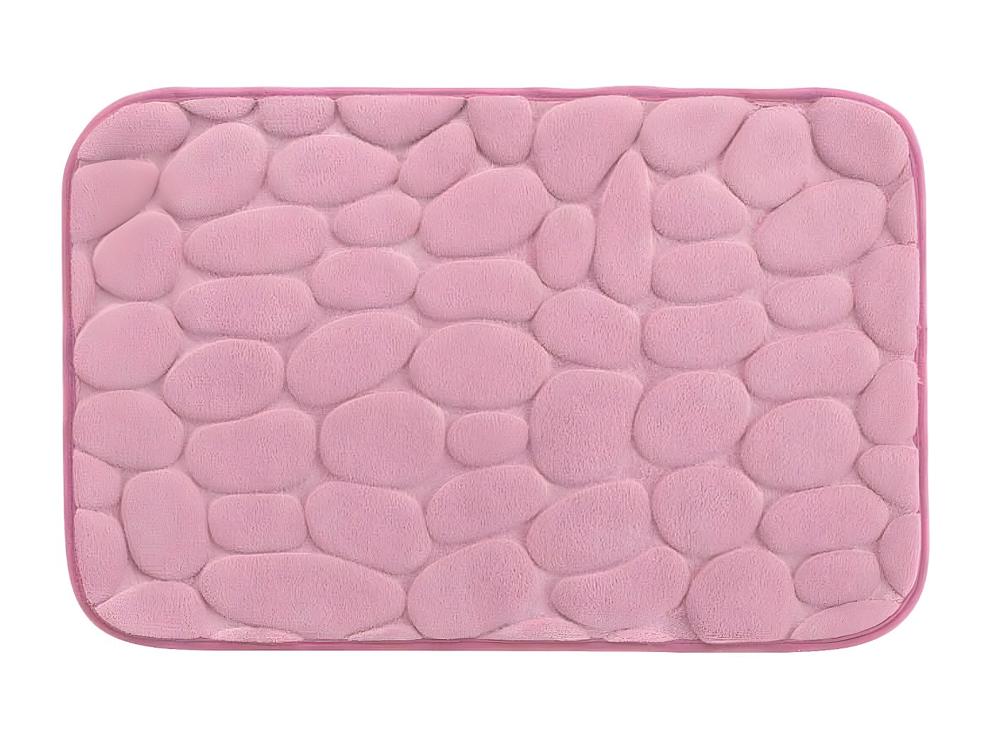 Tapis de Bain "Ricochet" 40x60cm Rose Poudré