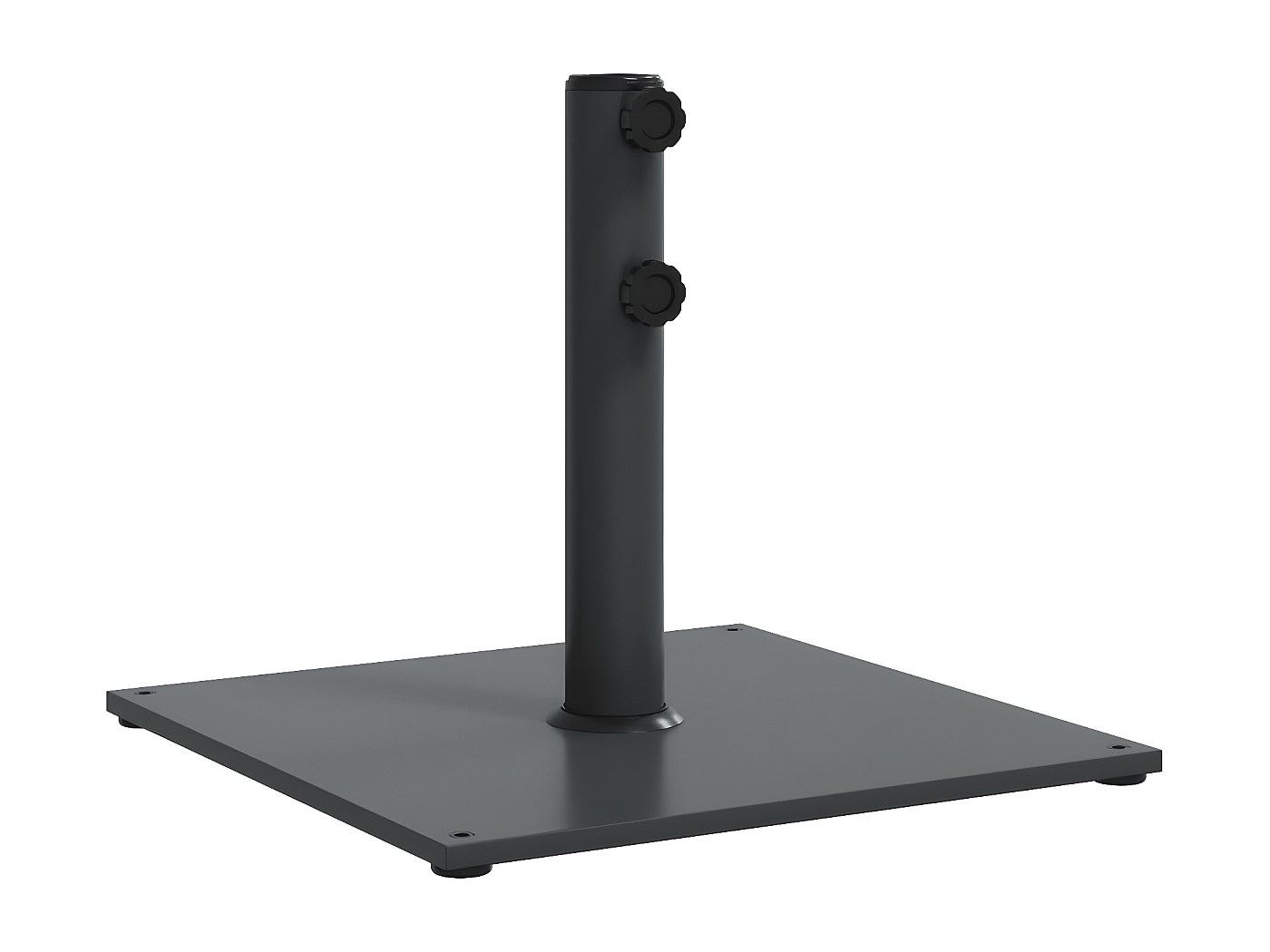 Prolenta Premium - Parasolvoet voor stokken van Ø32/38/48 mm 17 kg vierkant