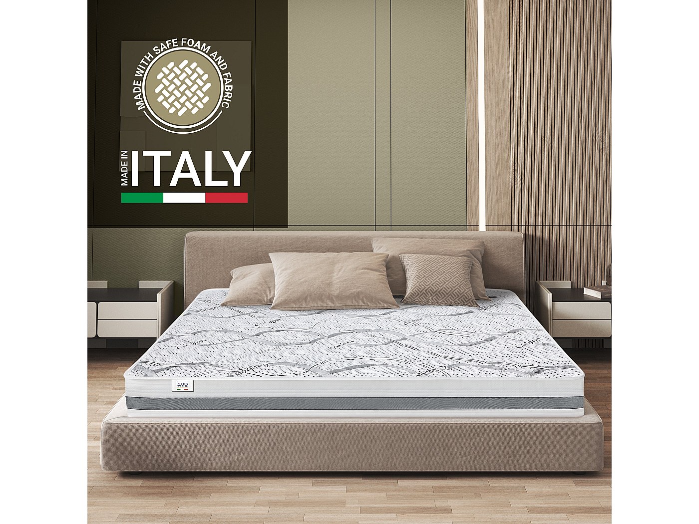 Matelas Double King-Size 240 x 260 à mémoire | Premium Quality ...