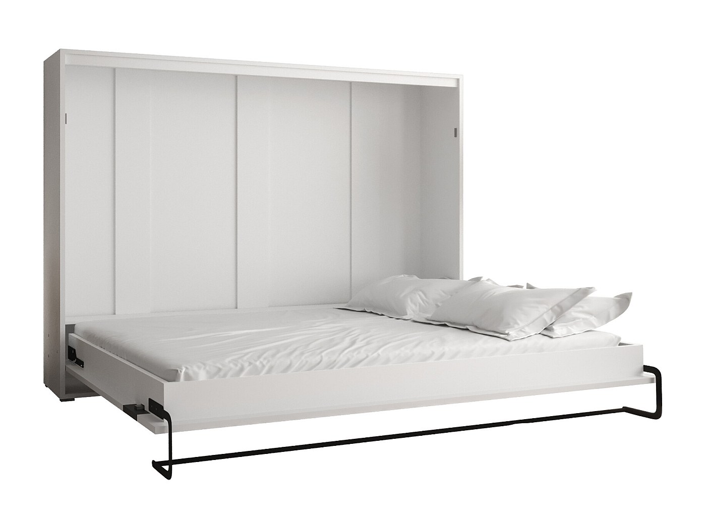 Home horizontaal opklapbed 160x200 (Wit/Artisan)