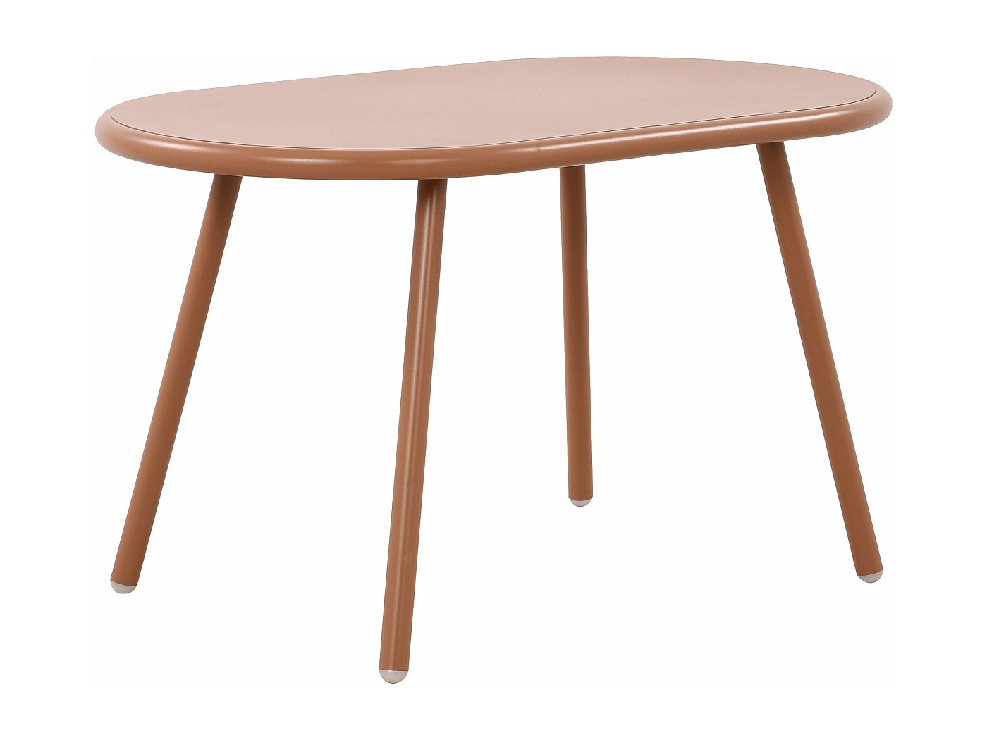 Table basse - Plastique & Métal - terracotta - Velva