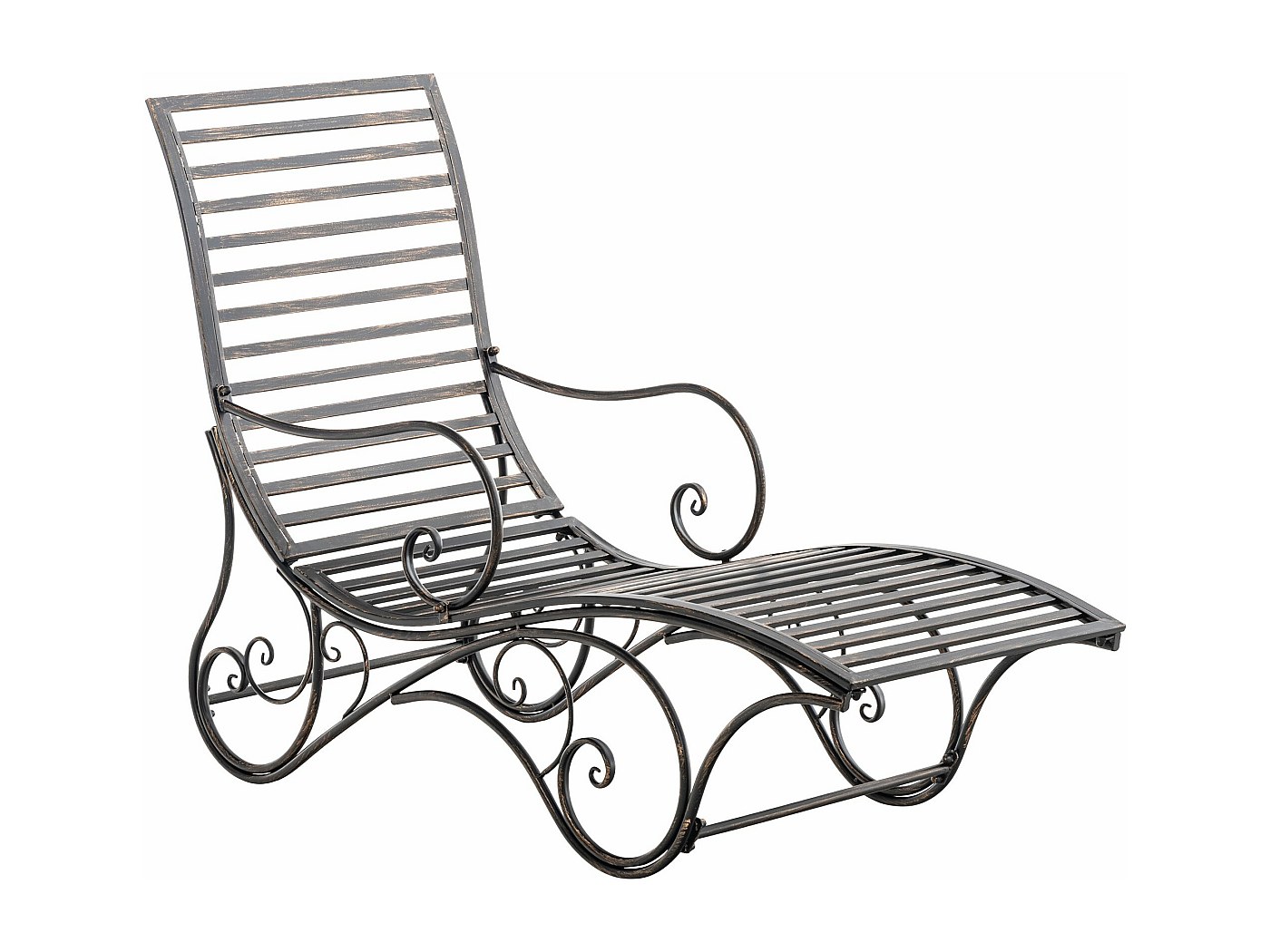 Erstaunlich Gartenliege Metall Vintage Bild