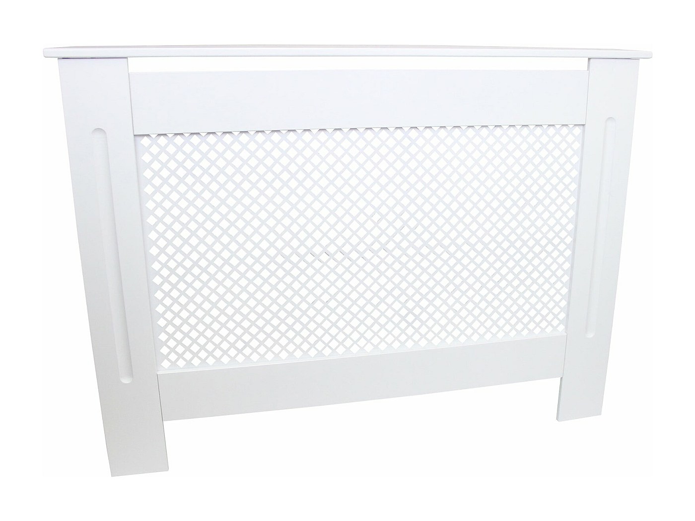 Cache Radiateur en MDF Blanc de 111,5cm de large