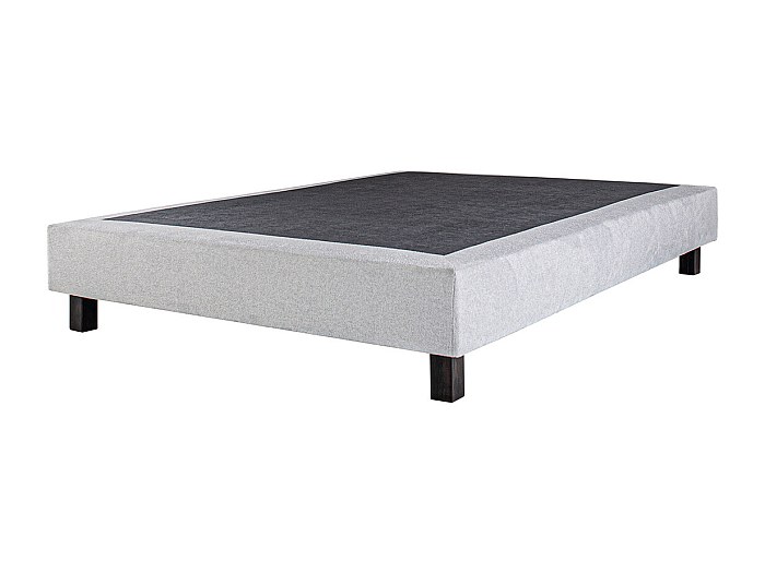 Sommier à lattes avec pieds VICEN, tapissier en bois massif coloris ...