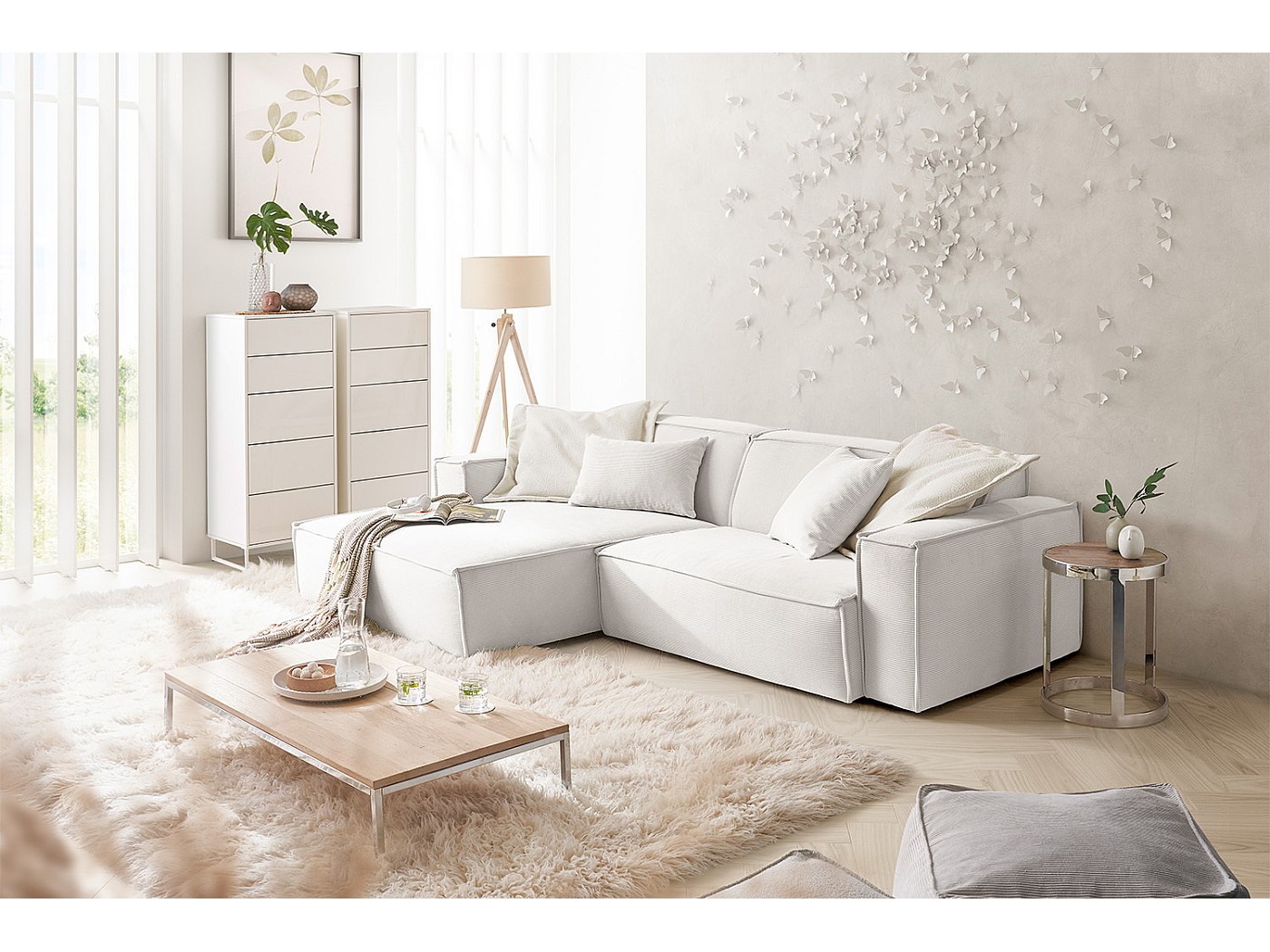 Sofá - blanco pana - SAMU