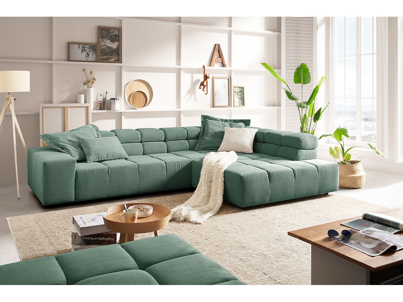 Hoekbank - Groen Koord - NEVADA