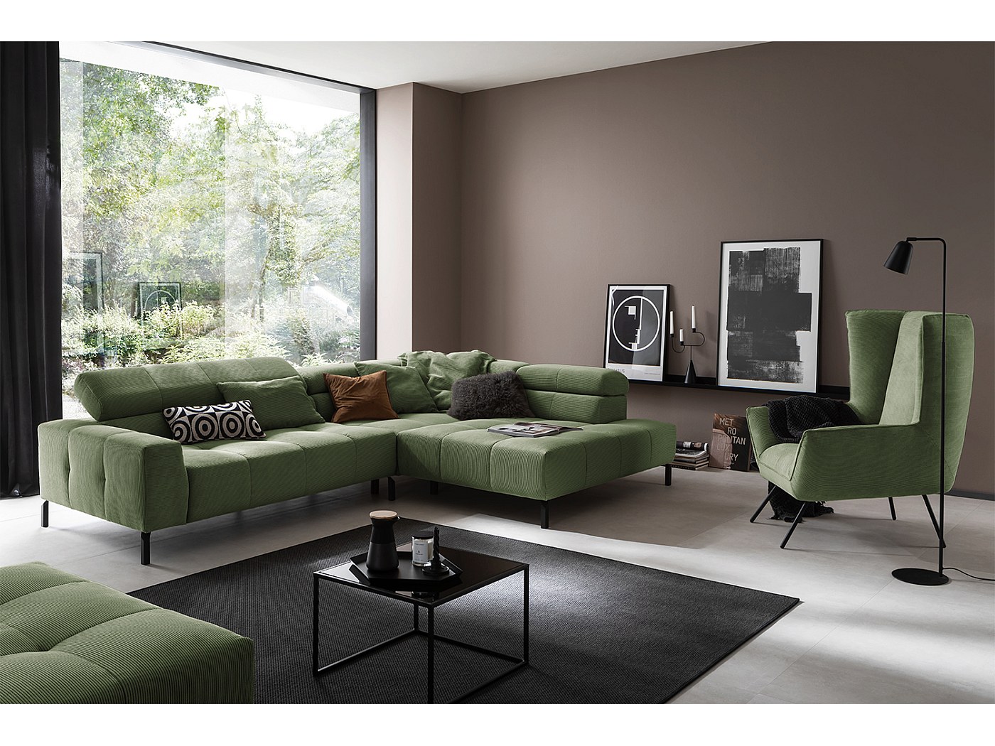 Hoekbank - Groen Koord - OHIO