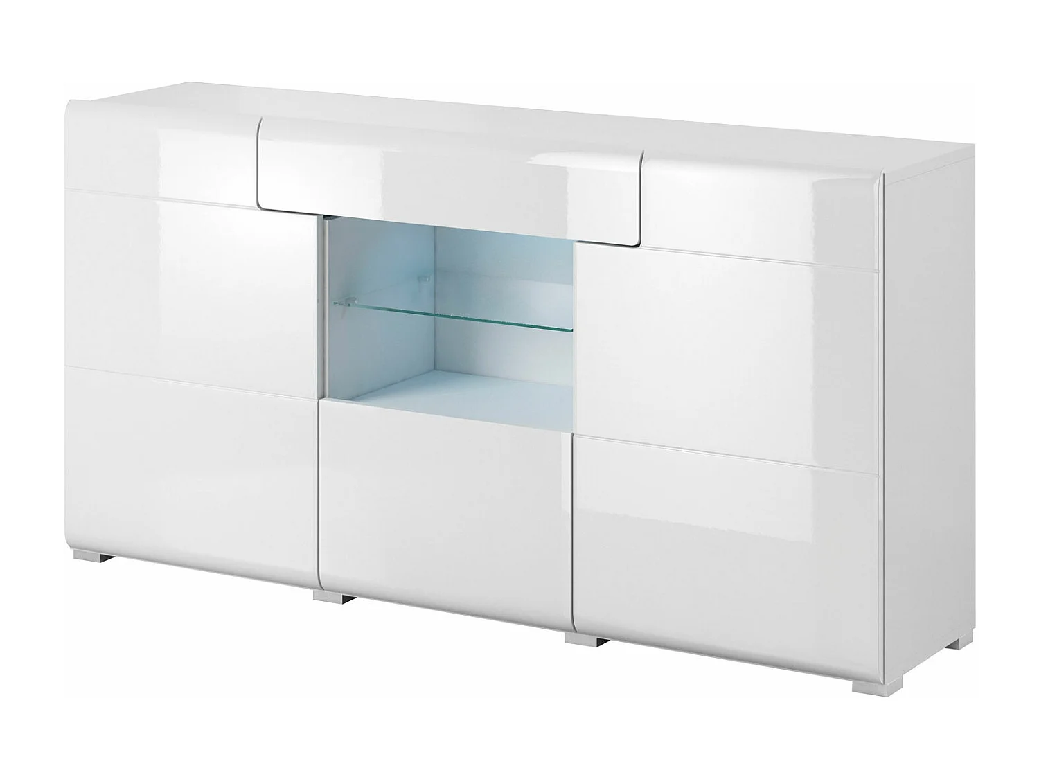 SIDEBOARD Toledo Weiß 159 / 37 / 83cm