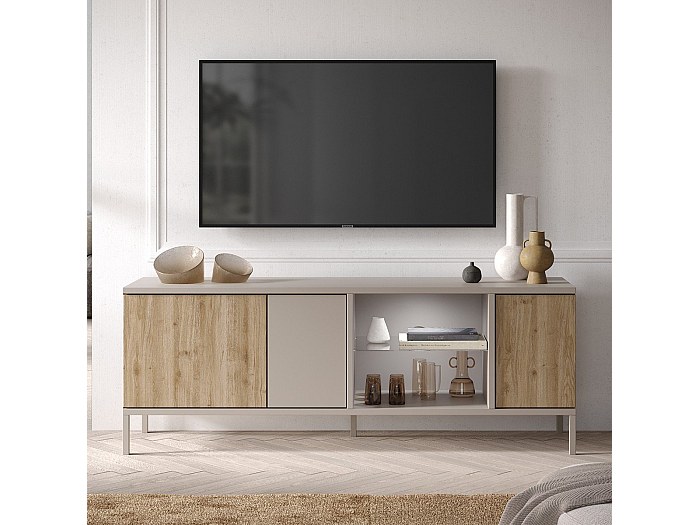 Piccolo mobile TV 3 ante e 1 nicchia L160 cm - GENT
