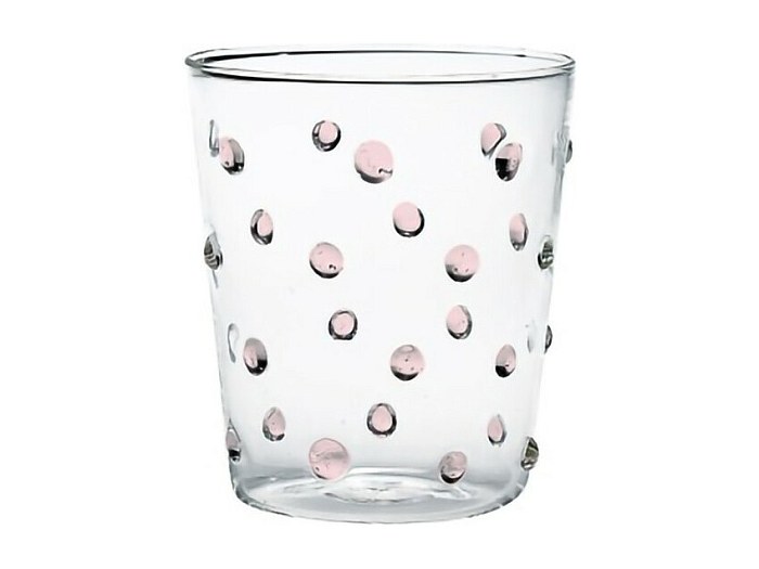 Zafferano Party Tumbler Verre Rose 45 Cl Set de 6 Pièces en Verre