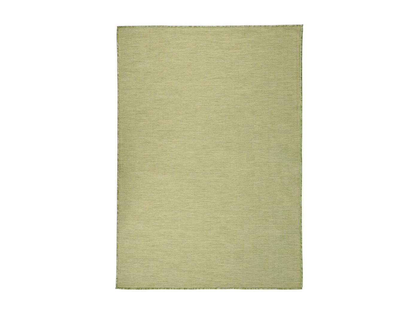 Tapete de tecido plano para exterior 160x230 cm verde