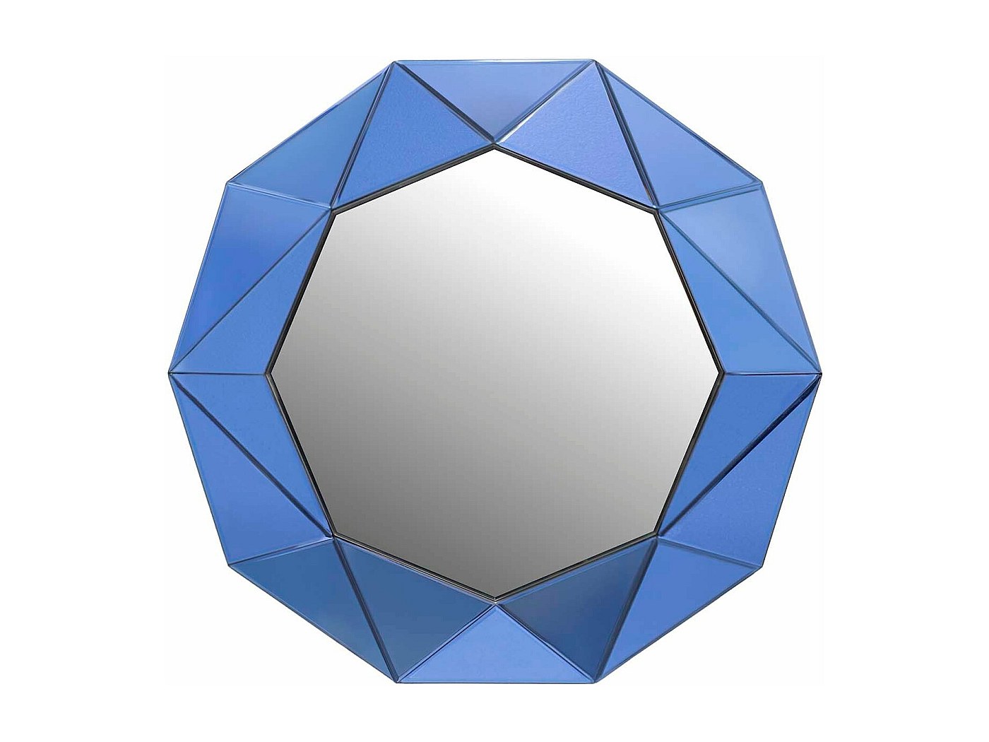 Espejo Pared Azul Ares 80x6x80 Cm