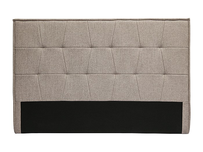 Testiera in tessuto color talpa L170 cm SUKA