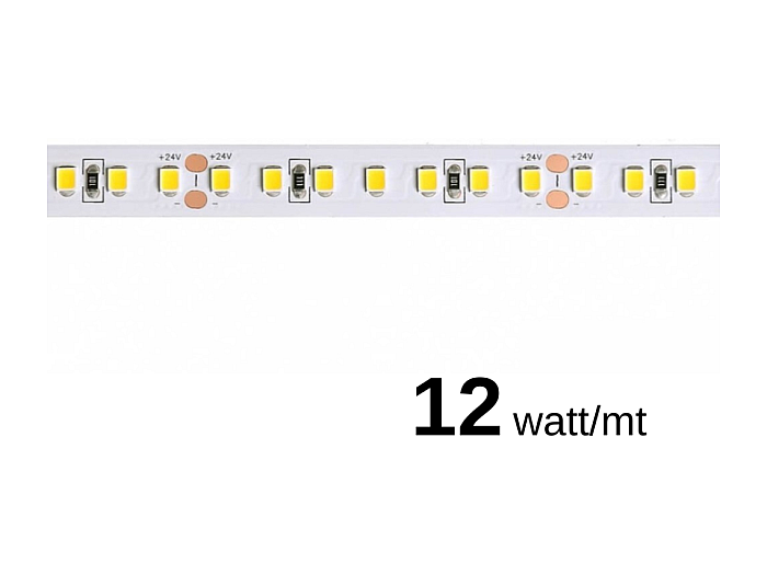 Tira LED 12W/MT 24V 1699 lm/m 3000K - Bobina 5 metros IP20