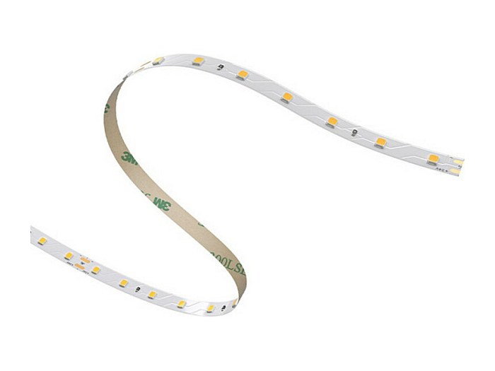 Striscia a led da 5W/MT 24V 610 lm/mt 3000K - Bobina da 5 metri IP20