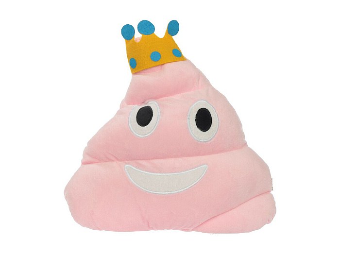 Coussin Peluche Emoji Caca Poop Princesse