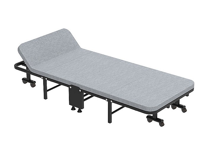 Lit pliant avec roulettes - Sieste - 6 Niveaux réglable - 190x70x28cm ...