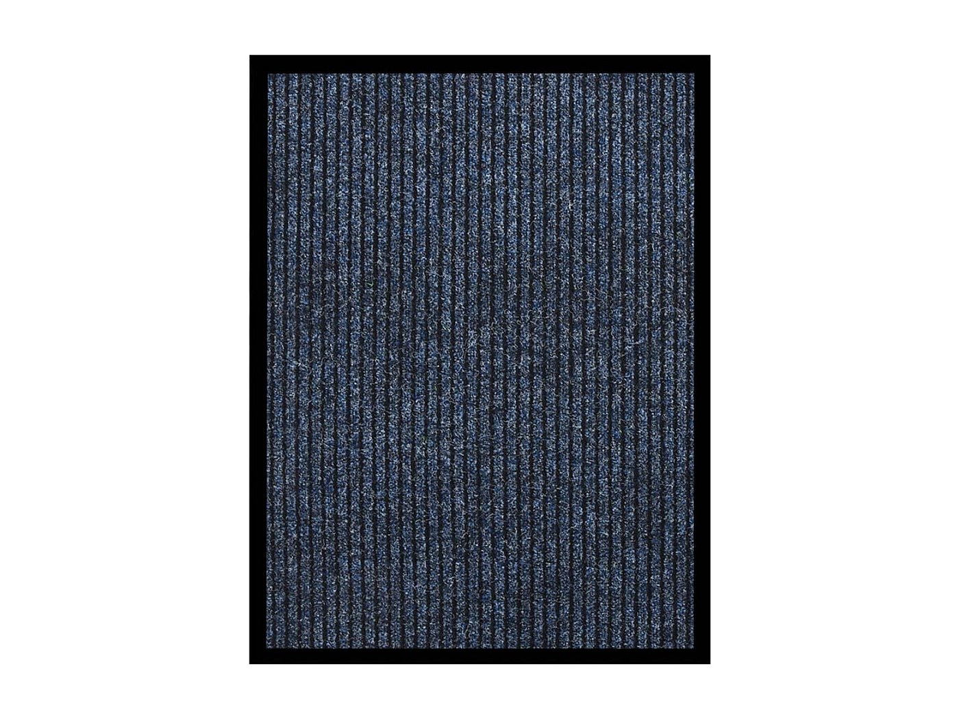 Capacho listrado azul 60x80 cm