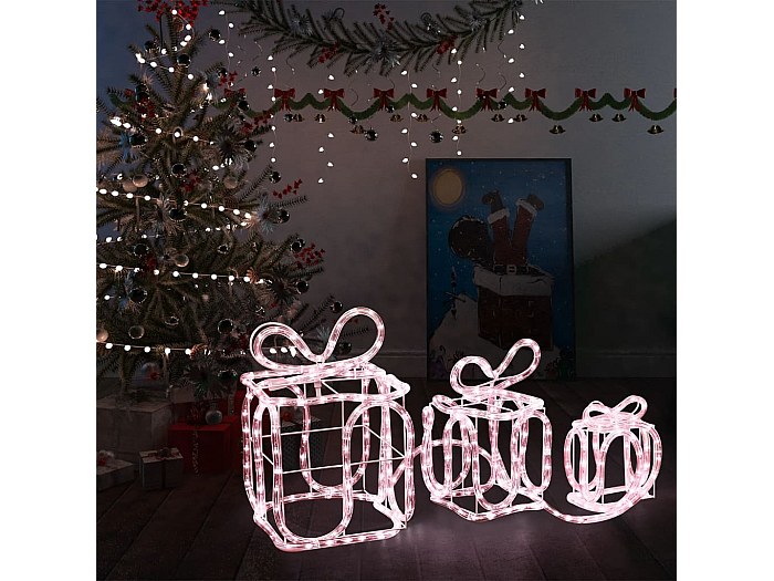 Decoração de Natal com 180 LEDs para interior e exterior