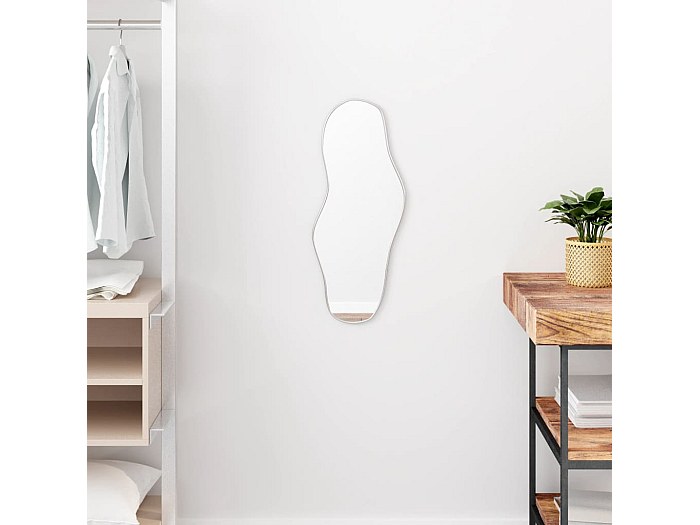 Miroir mural Argenté 60x25 cm