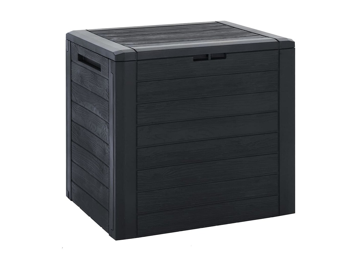 Caja de almacenaje para jardín antracita 58,5x46x55 cm Polipropileno