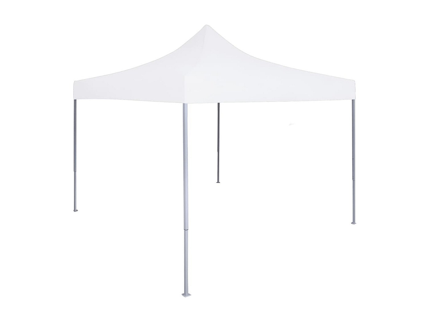 Tenda dobrável profissional para festas 2x2 m aço branco