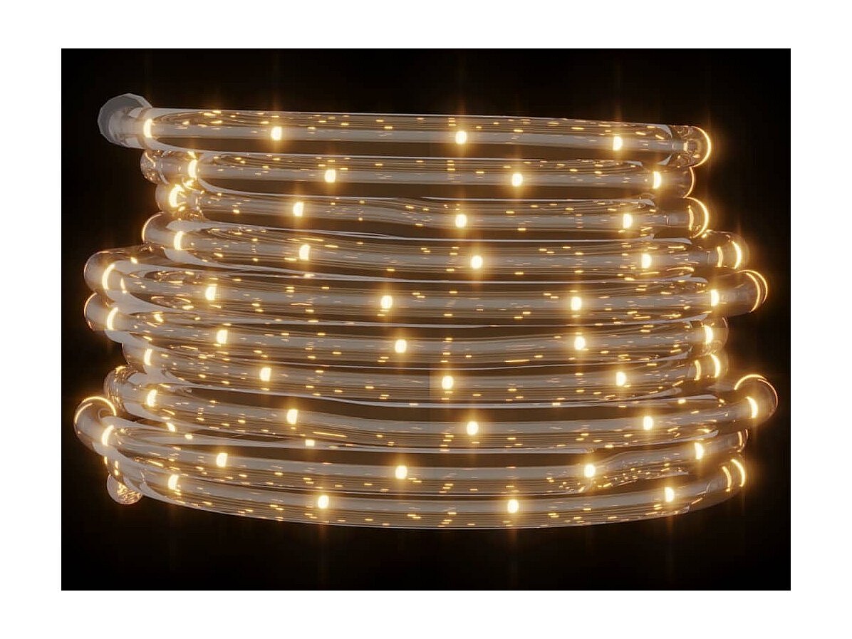Cable de luz con 480 LEDs blanco cálido 20 m PVC