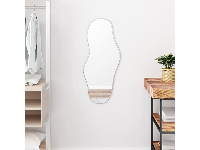 Miroir mural Argenté 80x35 cm