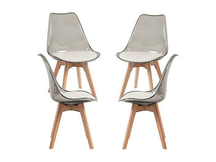 Pack 4 Sillas Synk Ahumada - Blanco