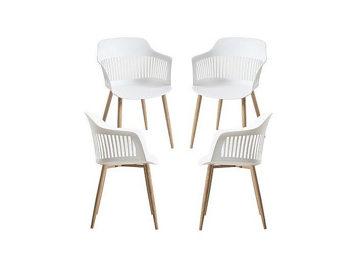 Pack 4 Sillas Lisy - Blanco