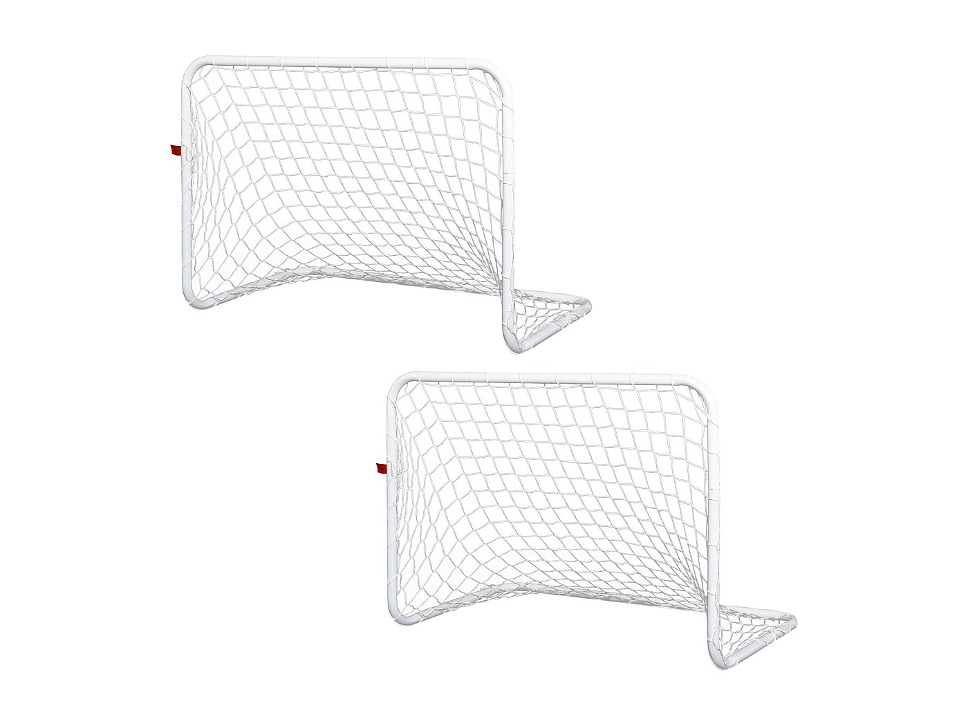 Set de 2 mini cages de football pour enfant - ballon, pompe, piquets ...