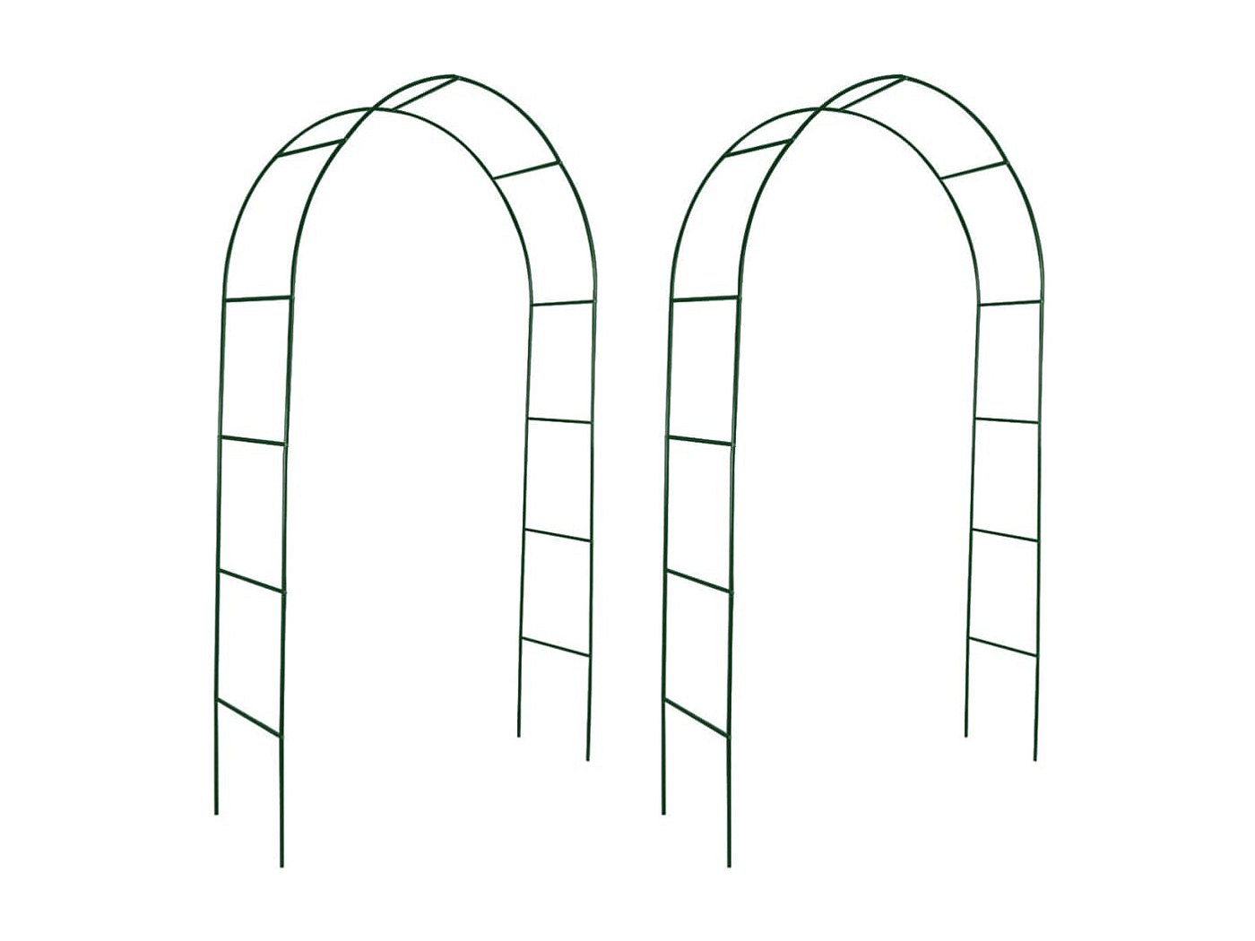 Arche de jardin 2 pcs pour plantes grimpantes
