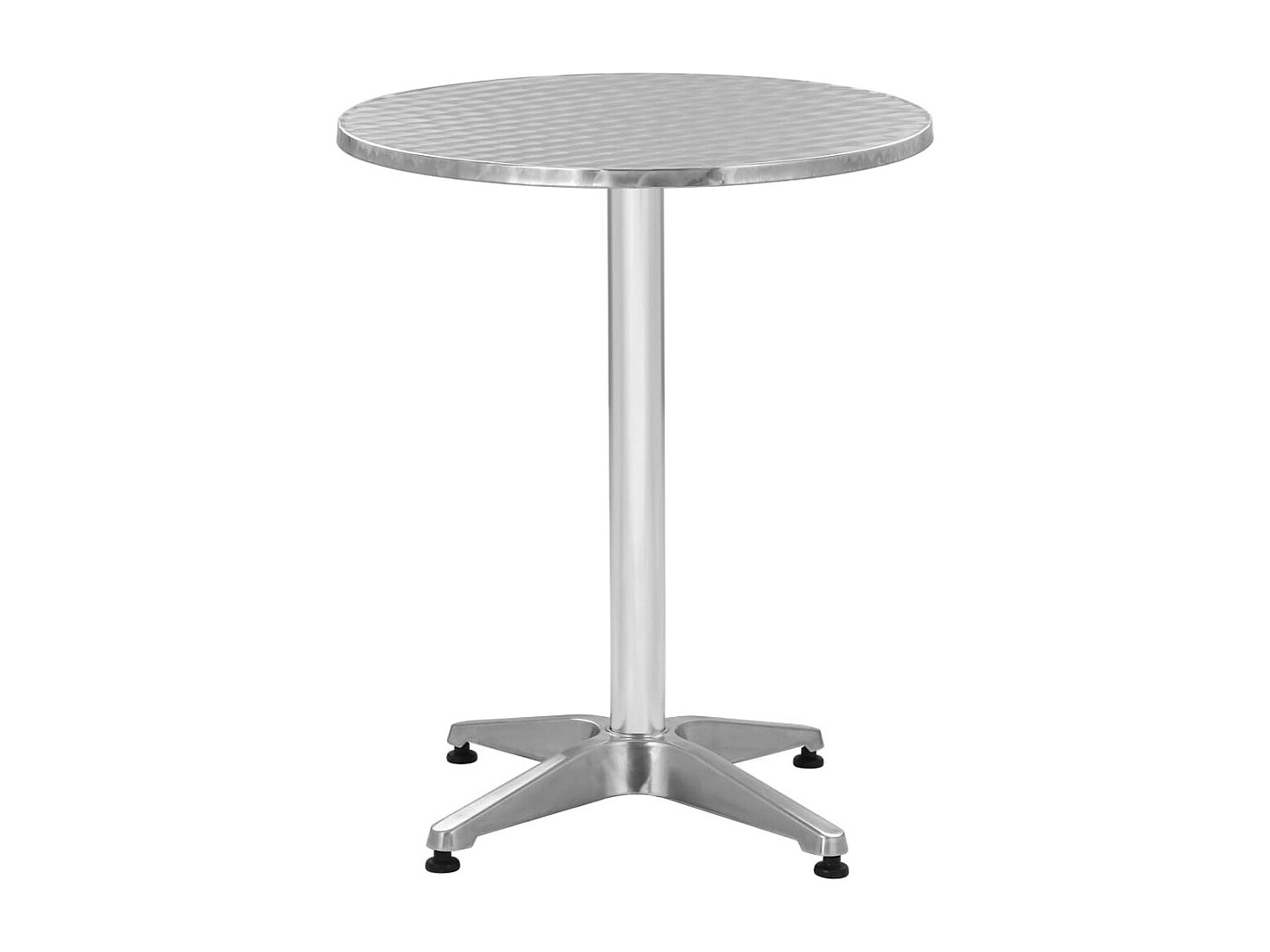 Table de jardin Argenté 60x70 cm Aluminium