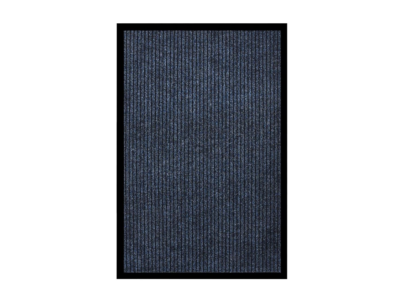 Capacho listrado azul 80x120 cm