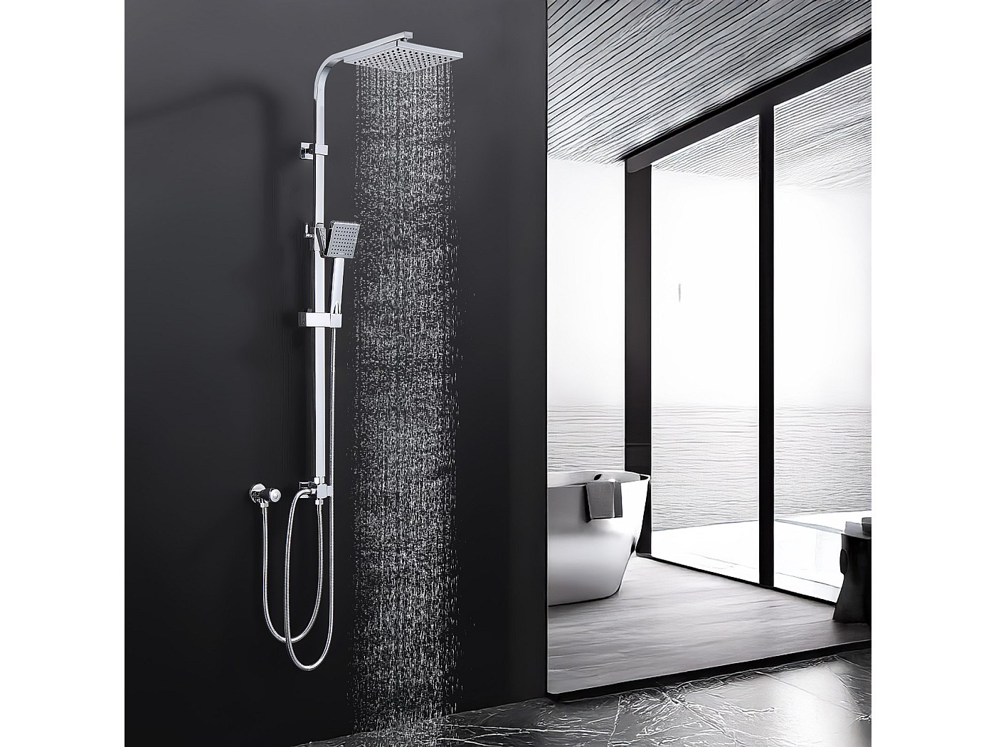 Colonne de Douche Système de Douche avec Douchette Set Kit de Douche ...