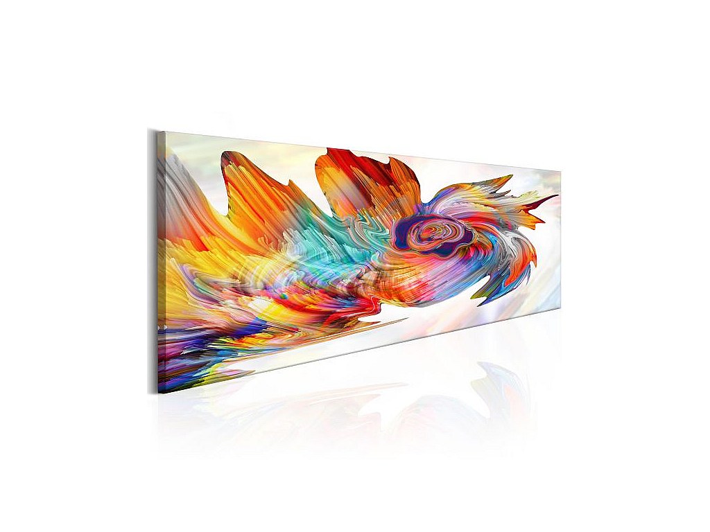 Tableau Colourful Cyclone : Taille - 150 x 50 cm