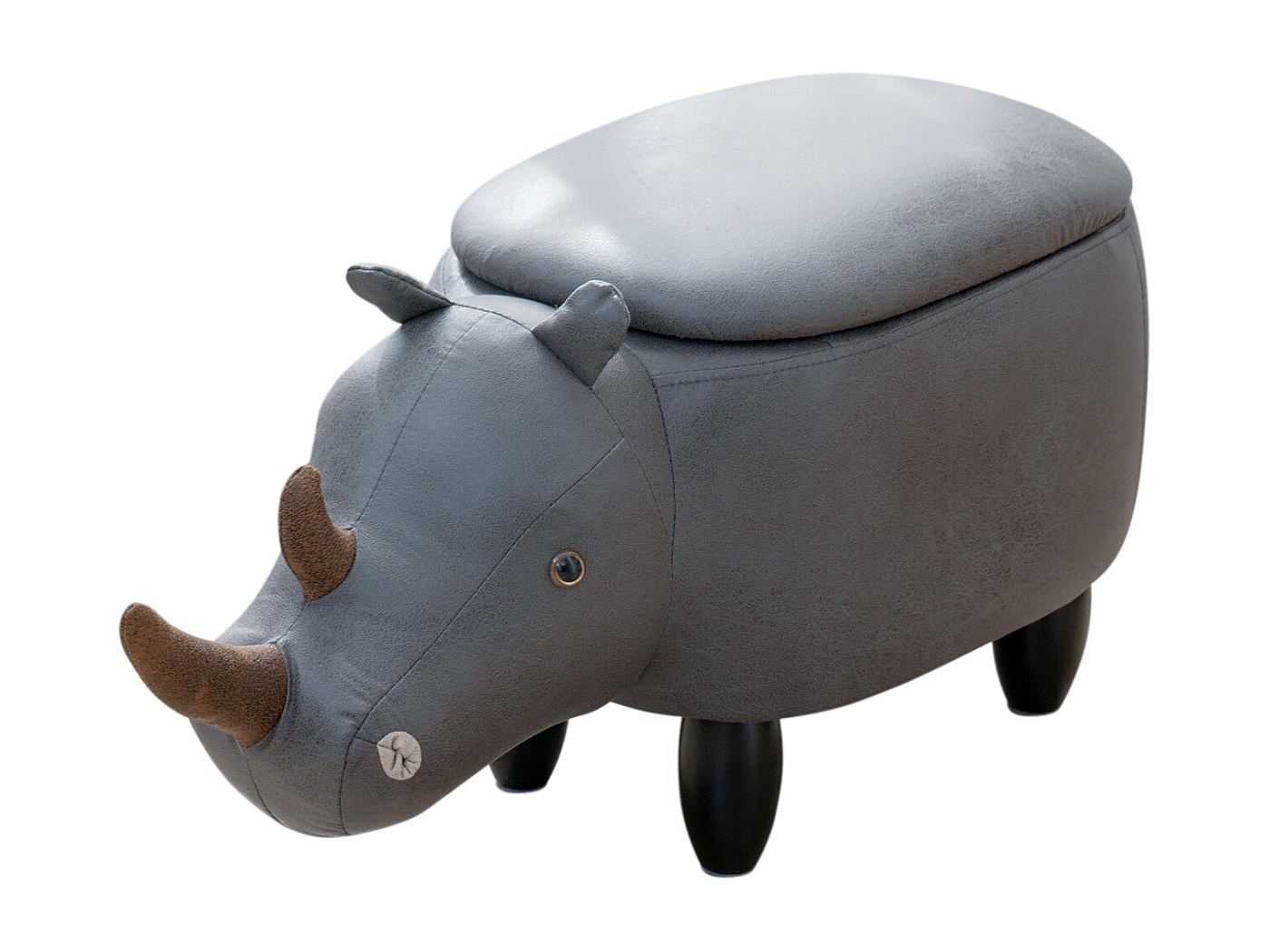 Tabouret animal rhinocéros