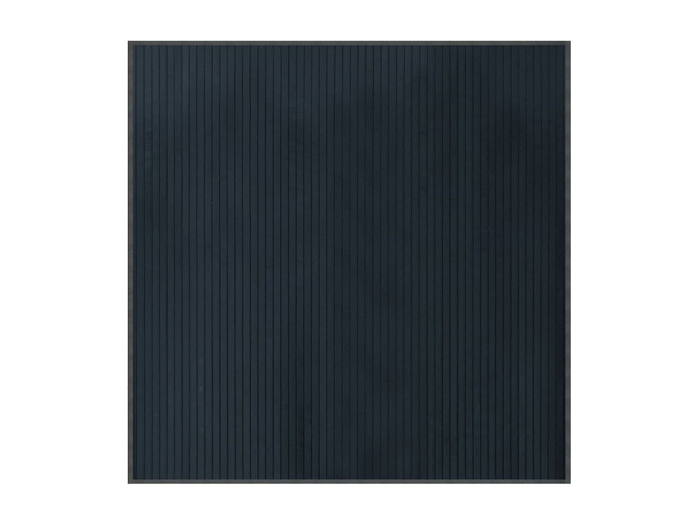 Prolenta Premium - Tapis carré gris 100x100 cm bambou