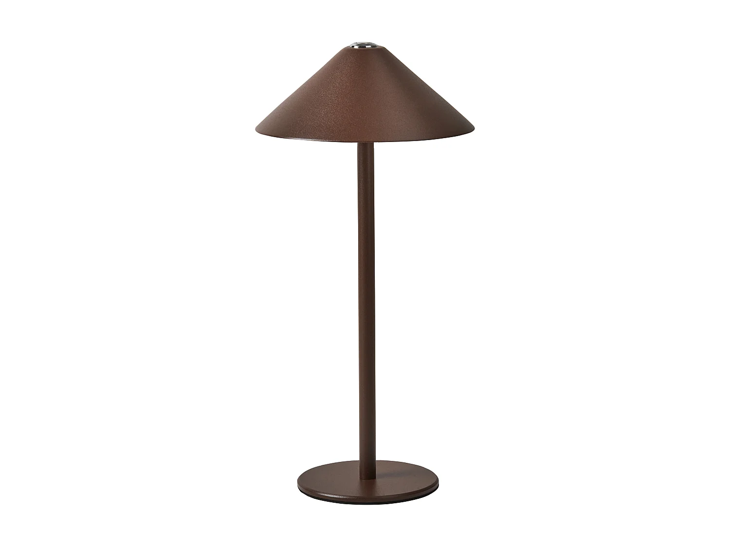 Bezprzewodowa lampa stołowa LED FRANCOLI Ze ściemniaczem Metal Brązowy