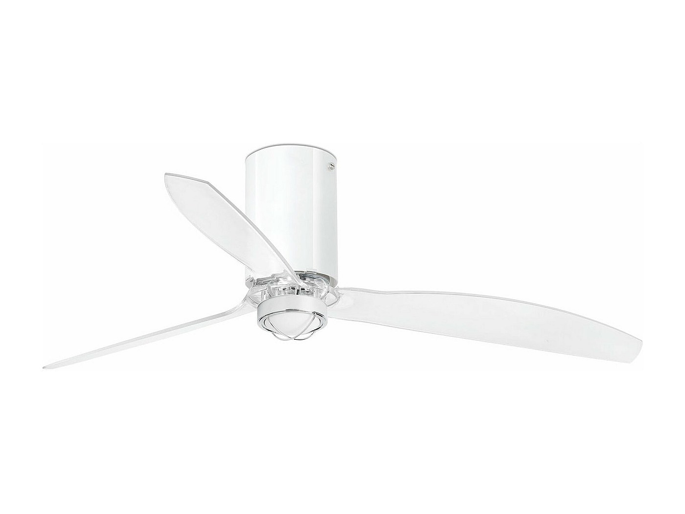 MINI TUBE FAN M LED Ventilatore bianco brillante/trasparente DC