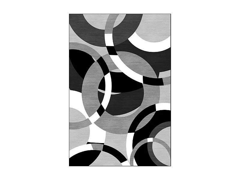 Tapis de salon 120x180 cm Polyester Round