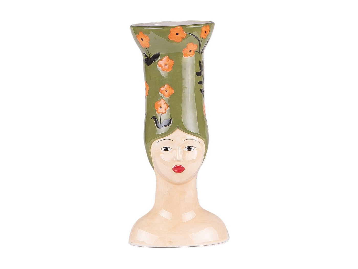 Vase femme marge vert 39 cm