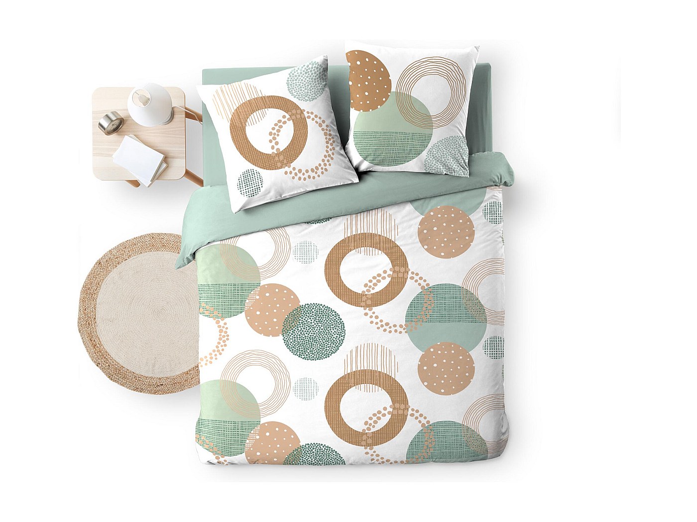 Housse couette + taies 220 x 240 cm Linabelle