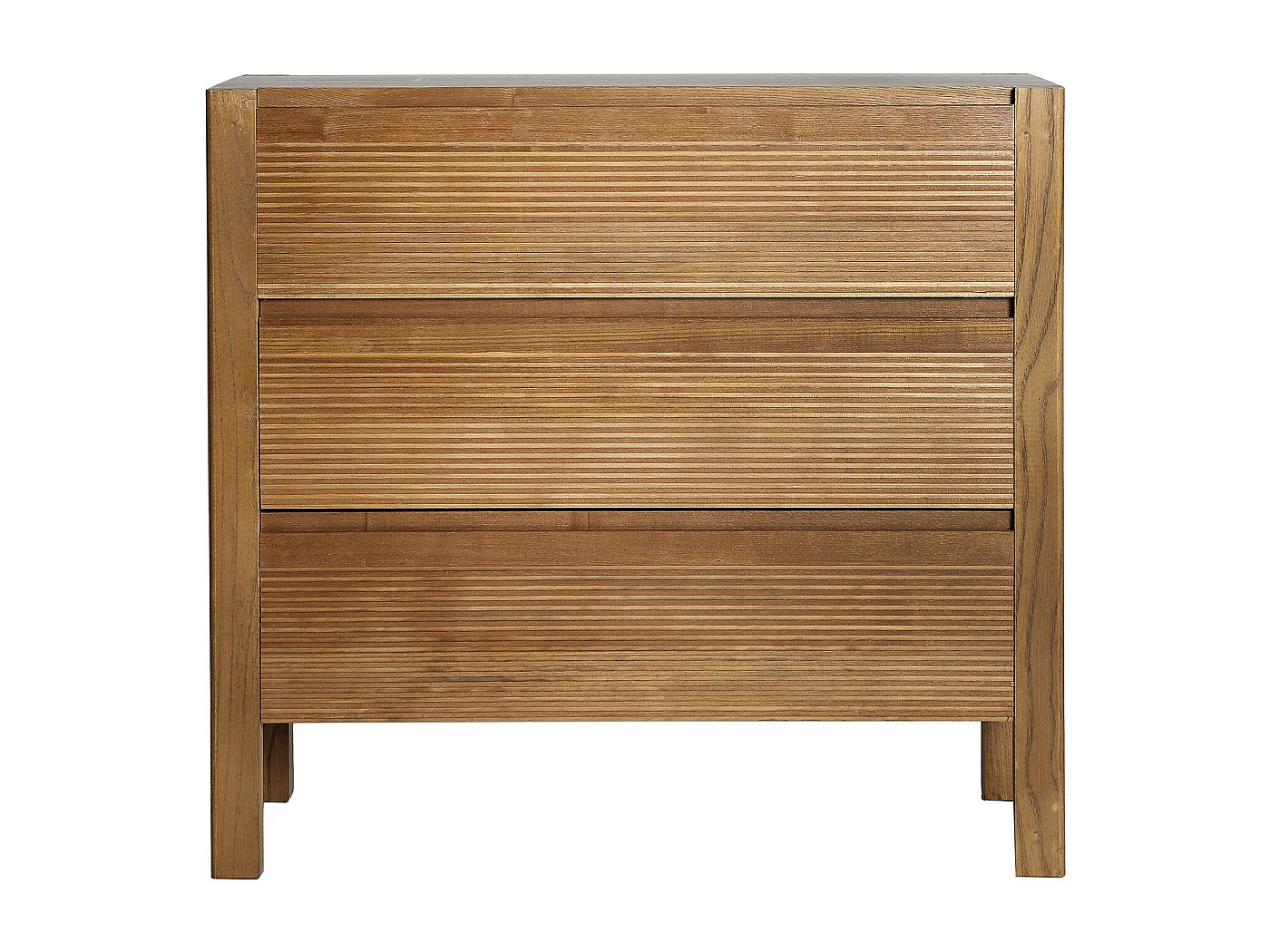 Commode en bois mdf marron en 85x41x79 cm