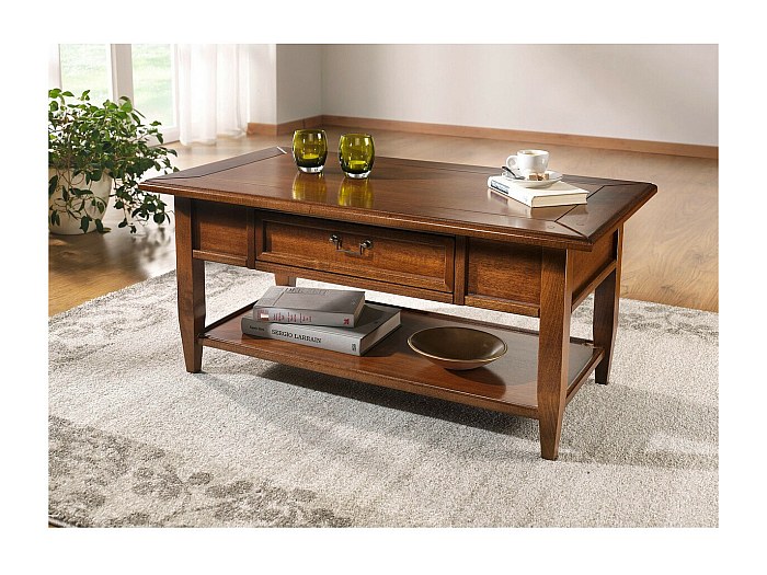 Table Basse Maria, Marron, 97x53x46 cm, EPIKASA